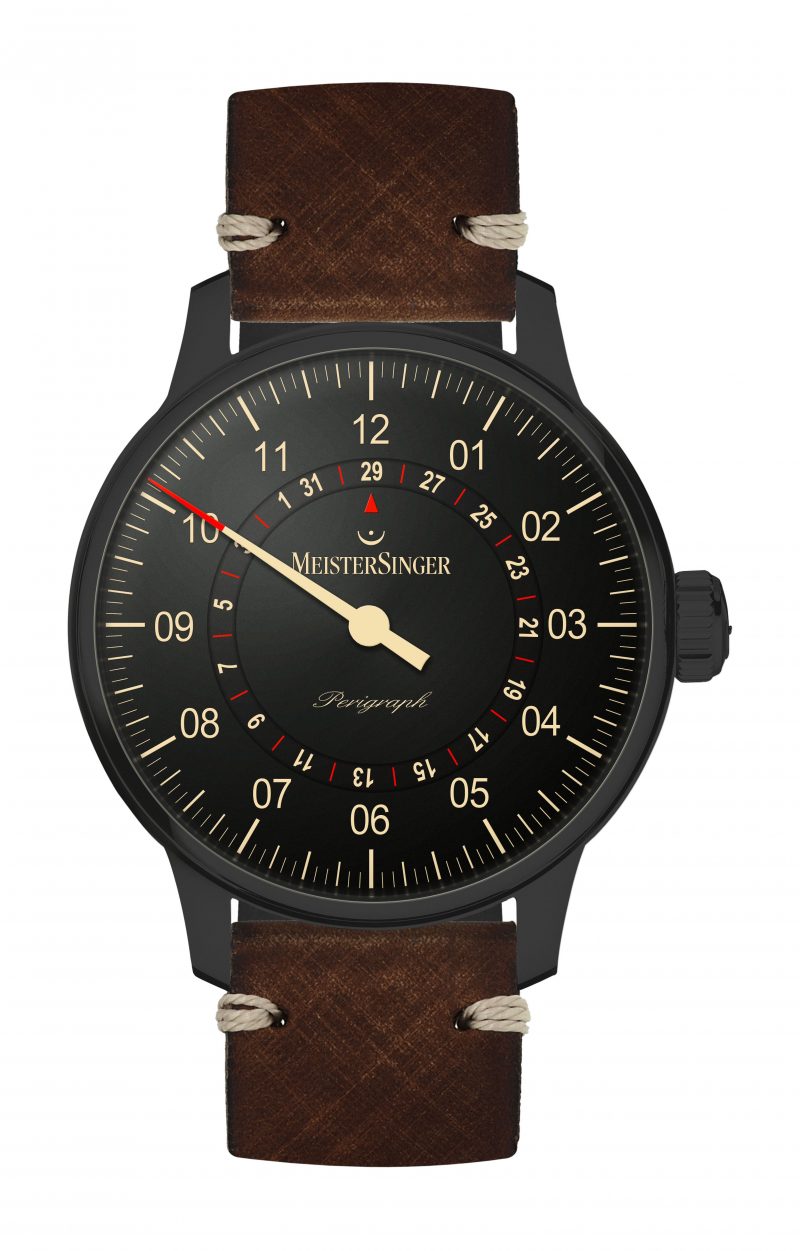 MeisterSinger Perigraph Black – AM1002BL – 2,390 USD – The Watch Pages