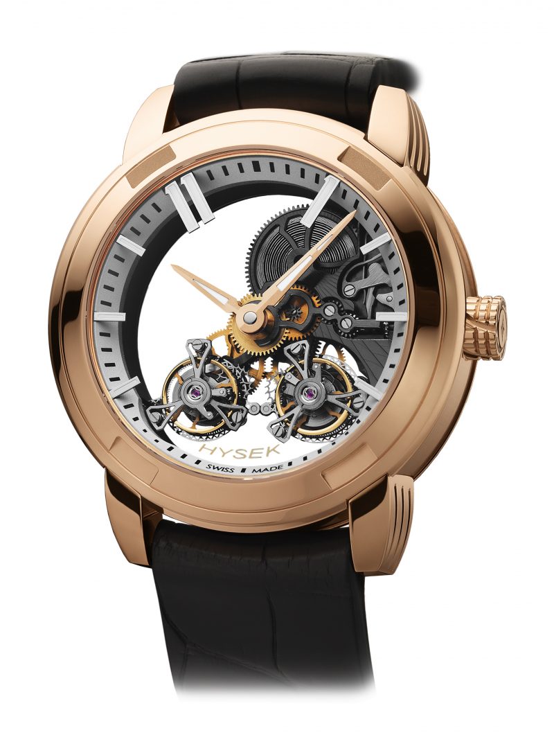 Hysek IO SKELETON DOUBLE TOURBILLON – IO4726R01 – The Watch Pages
