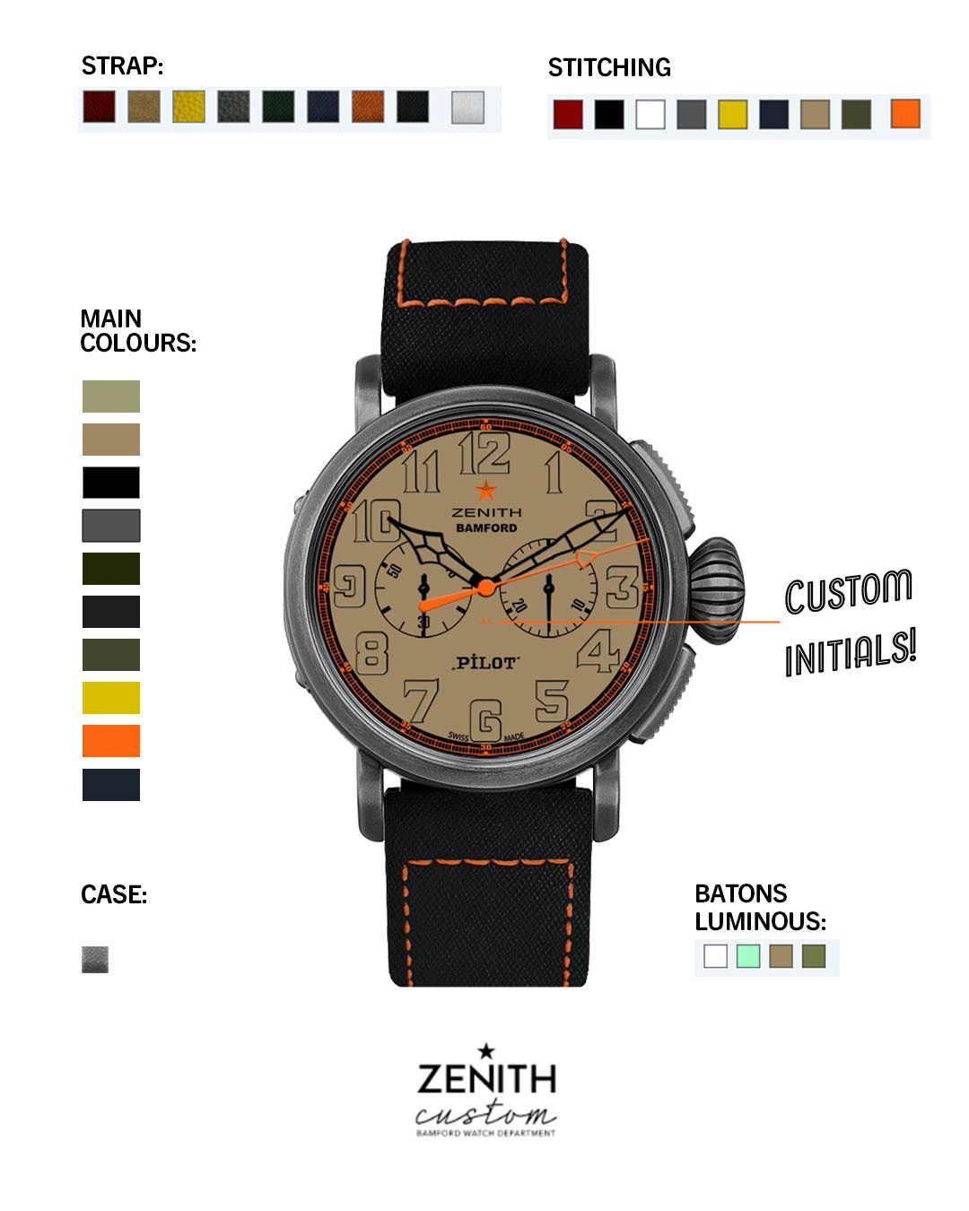 Make the Zenith Pilot Type 20 Chronograph Yours With Customization by ...