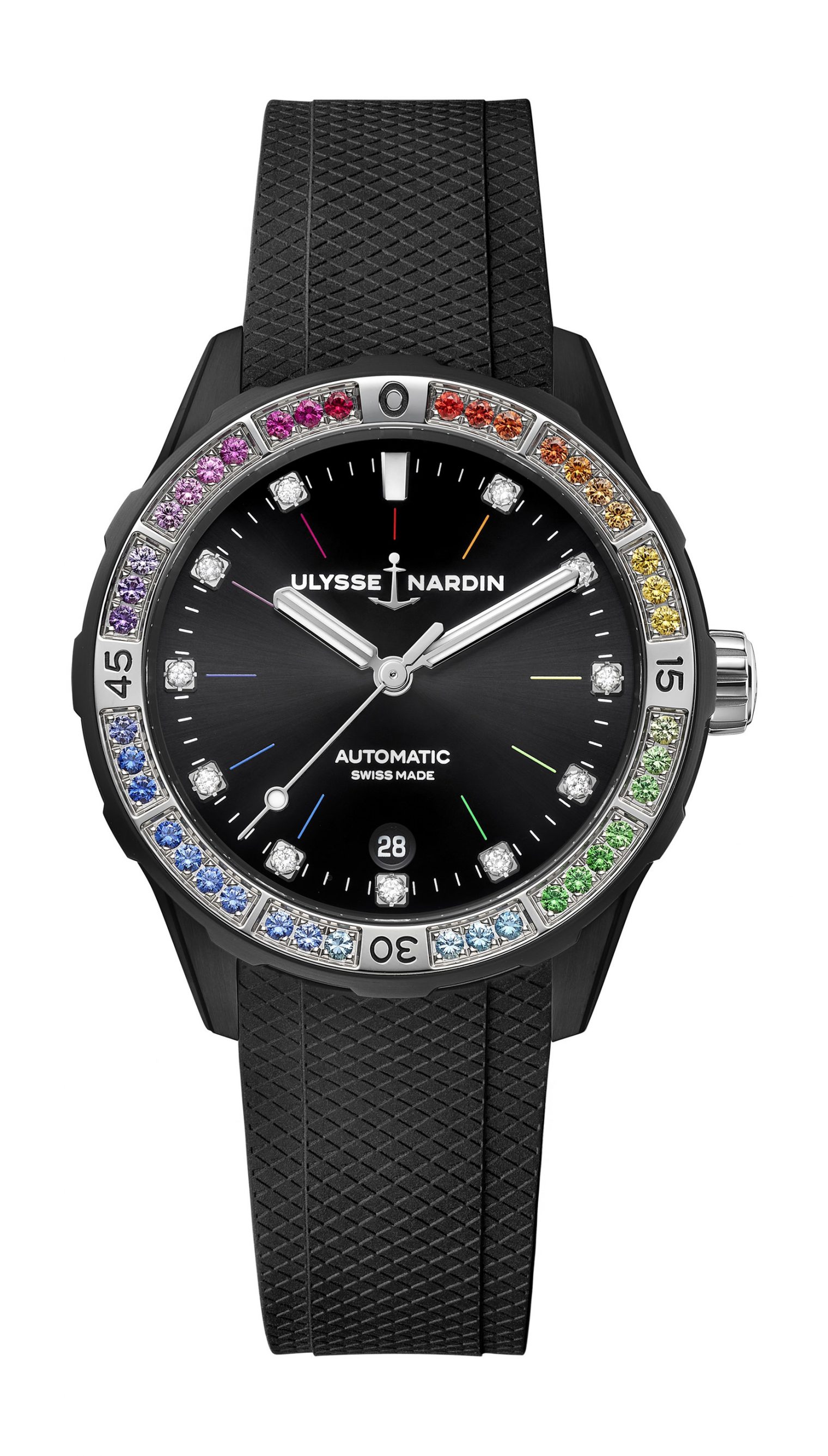 Ulysse Nardin Lady Diver Rainbow Black – The Watch Pages