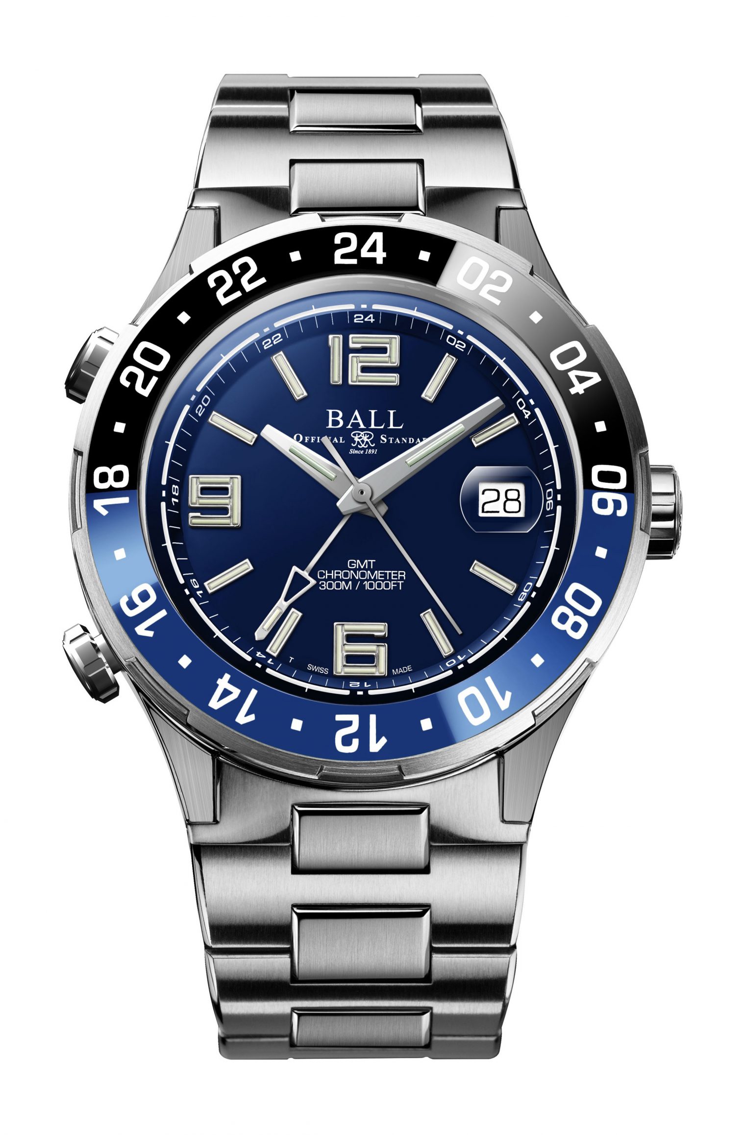 Ball Watch Roadmaster Pilot GMT – DG3038A-S4C-BE – 3,249 USD – The ...