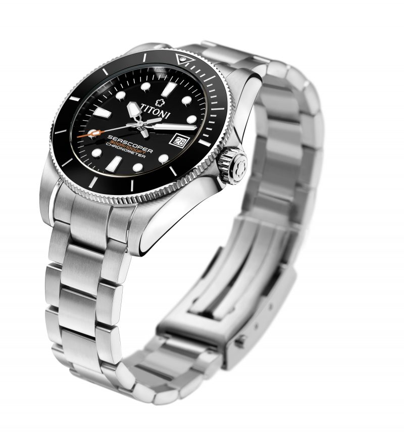 Titoni Seascoper 300 – 83300 S-BK-702 – 1,750 USD – The Watch Pages