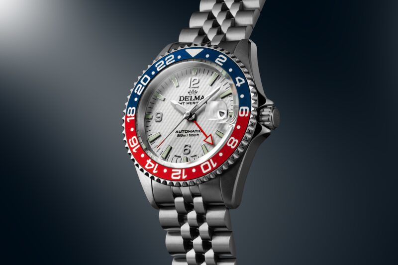 Delma Santiago GMT Meridian – 41702.756.6P014 – 1,850 USD – The Watch Pages