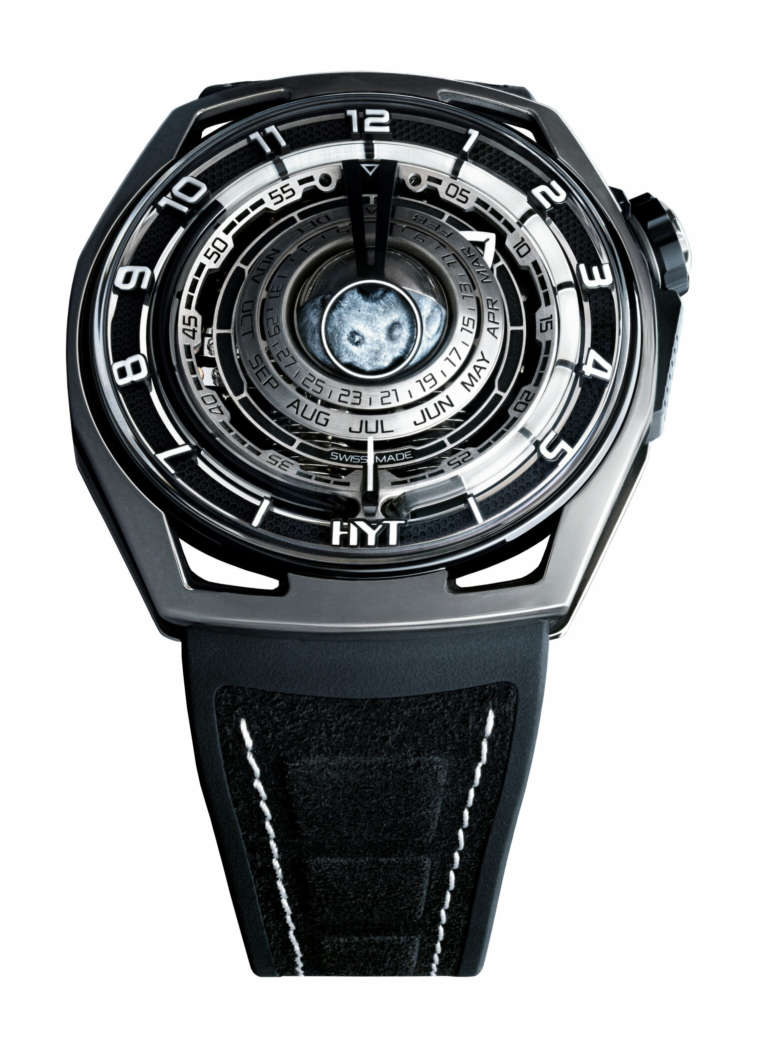 HYT Moon Runner Grey Ghost – H02981-A – 140,210 USD – The Watch Pages