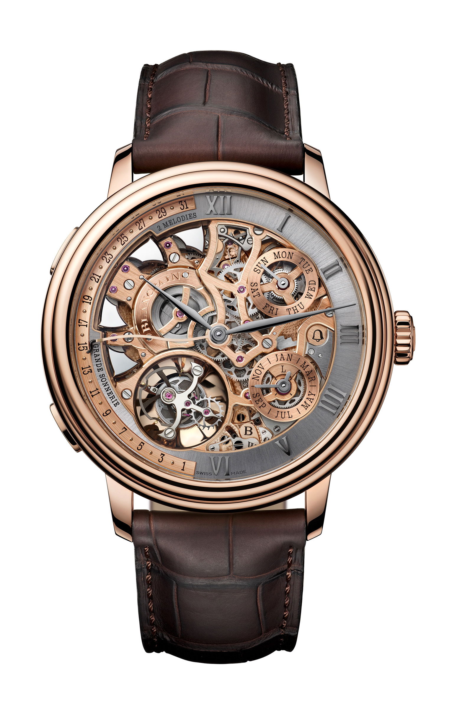 Blancpain Grande Double Sonnerie 15GSQ Red Gold – The Watch Pages