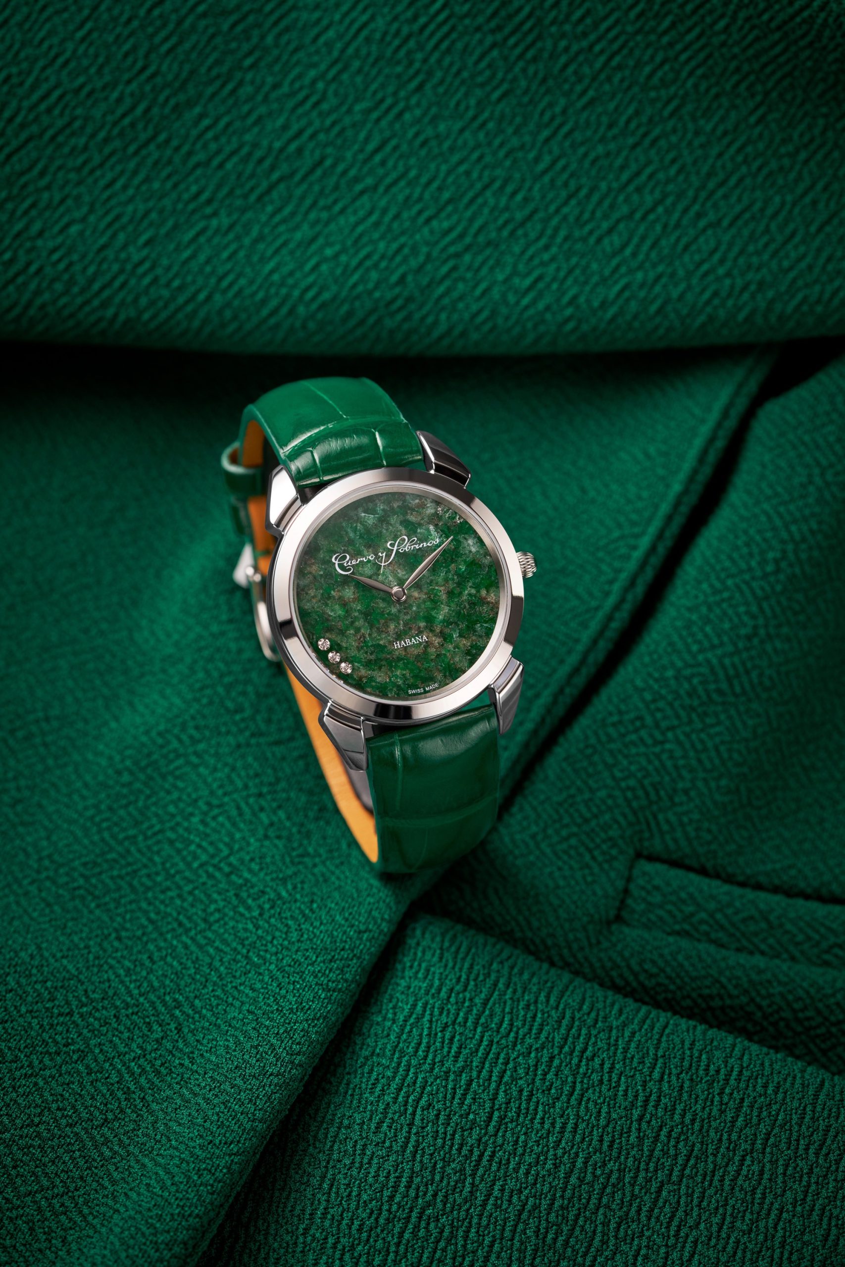 Cuervo y Sobrinos Historiador Primera Dama Green Turquoise – The Watch ...