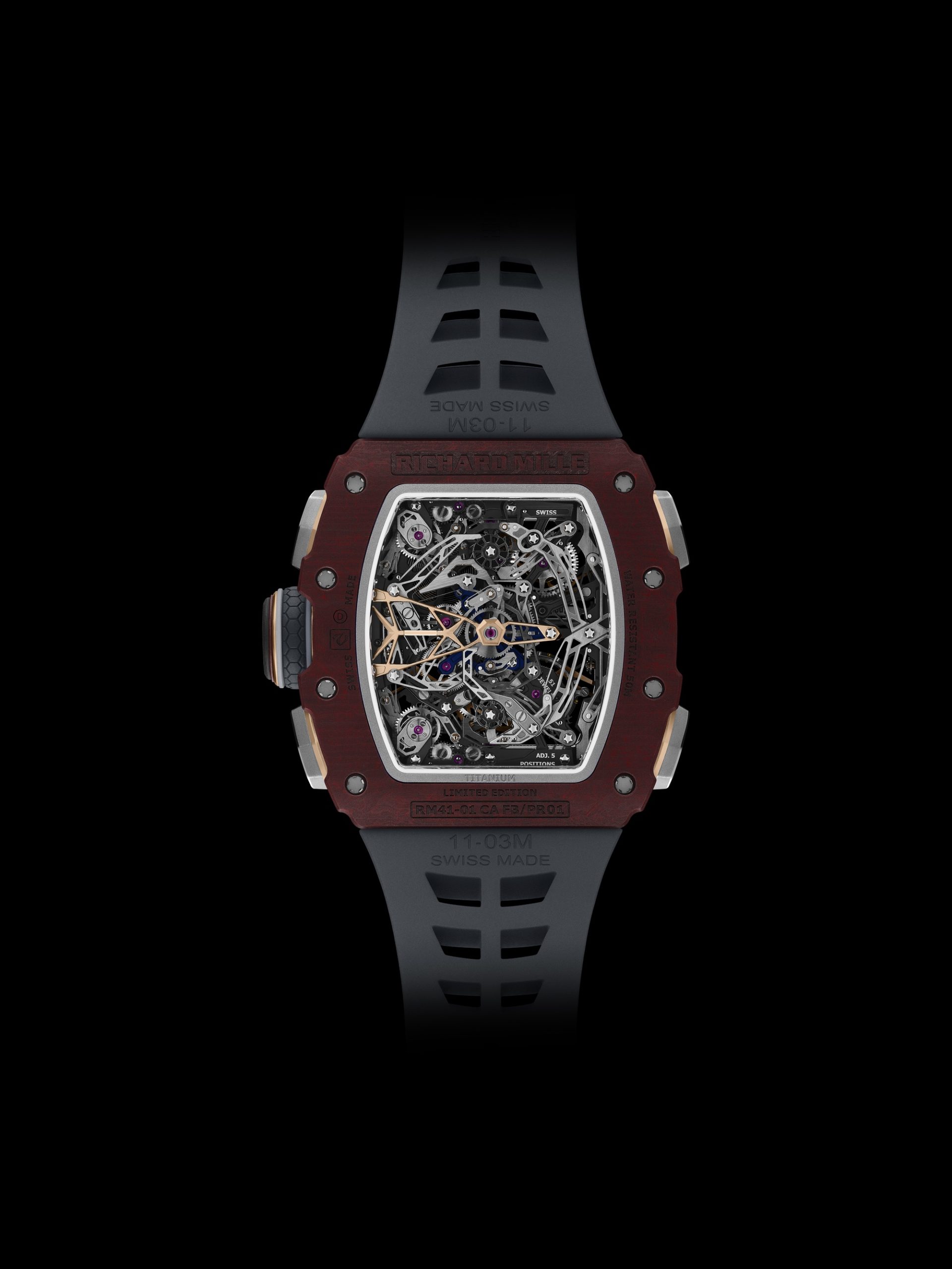 Richard Mille RM 41-01 Tourbillon Soccer Red Carmin Basalt TPT – The ...