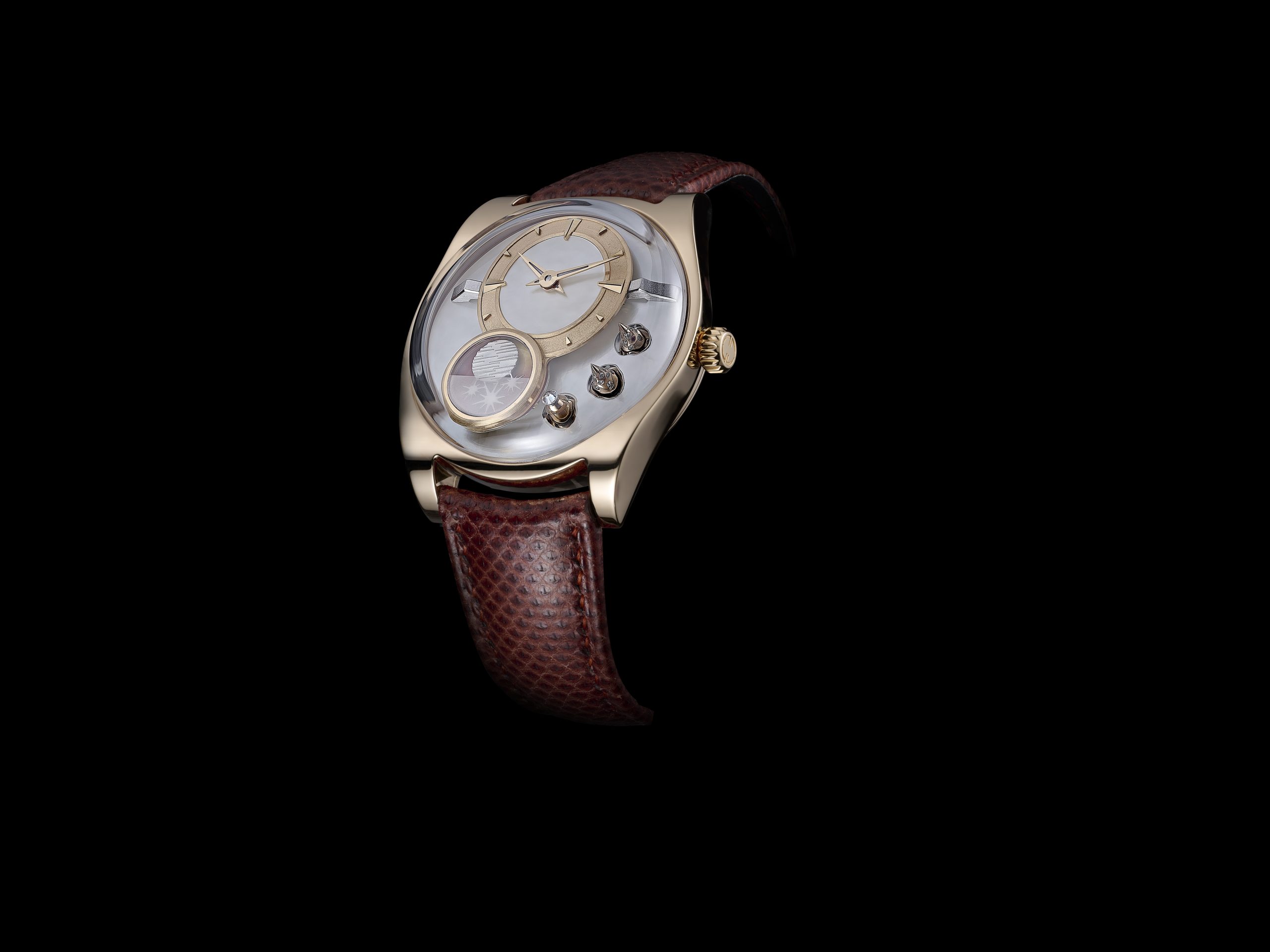 Emmanuel Bouchet Source Aleph Rose Gold White – The Watch Pages